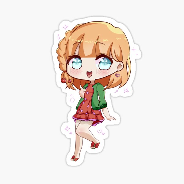 "Chibi Starr - Cutesy " Sticker for Sale by peri-winklez | Redbubble