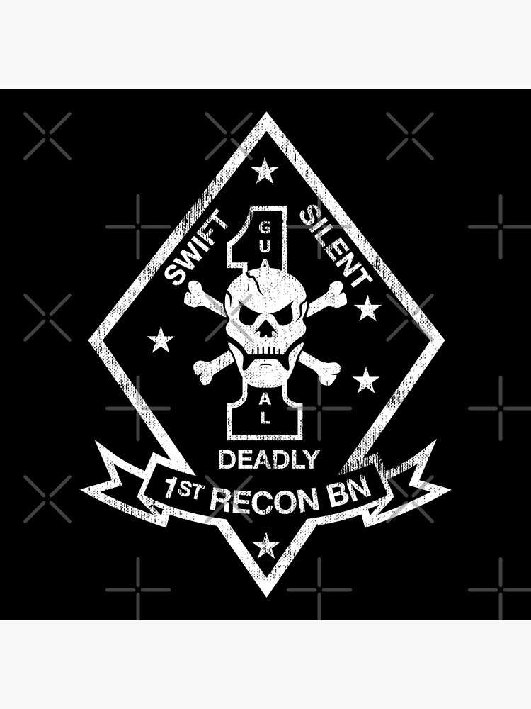 "1st Recon Battalion / Swift, Silent, Deadly" Art Print by alt36 ...