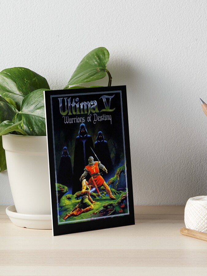"Classic Game Covers - Ultima V" Art Board Print for Sale by rykker ...