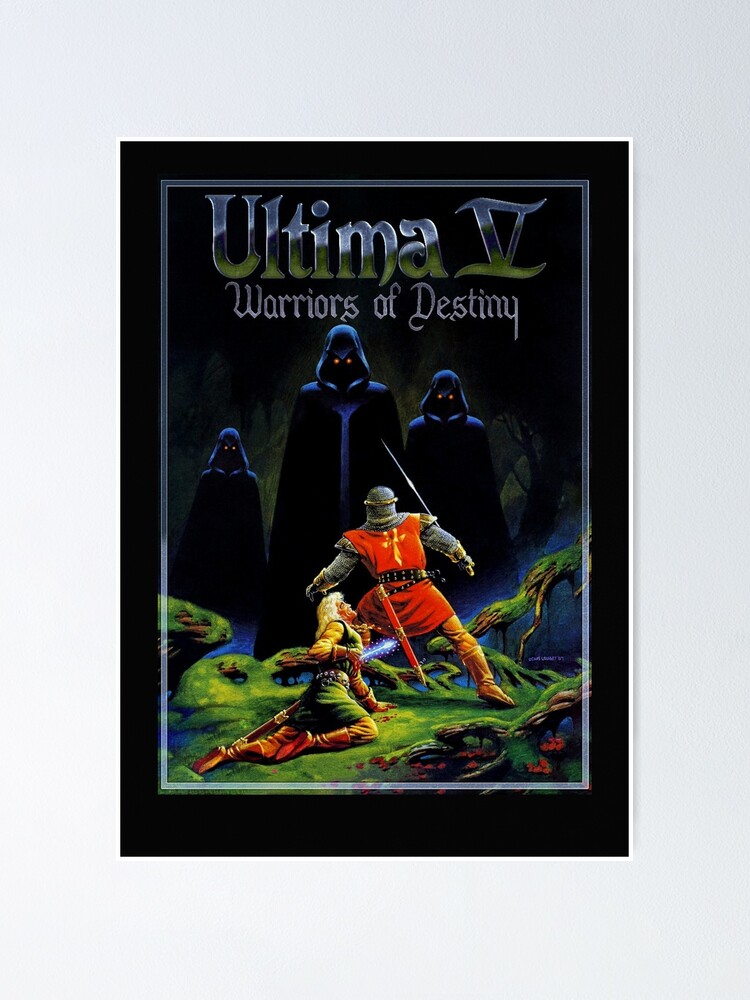 "Classic Game Covers - Ultima V" Poster for Sale by rykker | Redbubble