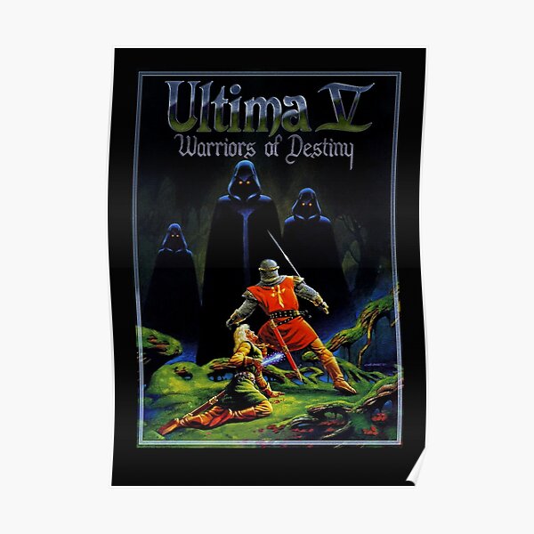 "Classic Game Covers - Ultima V" Poster for Sale by rykker | Redbubble