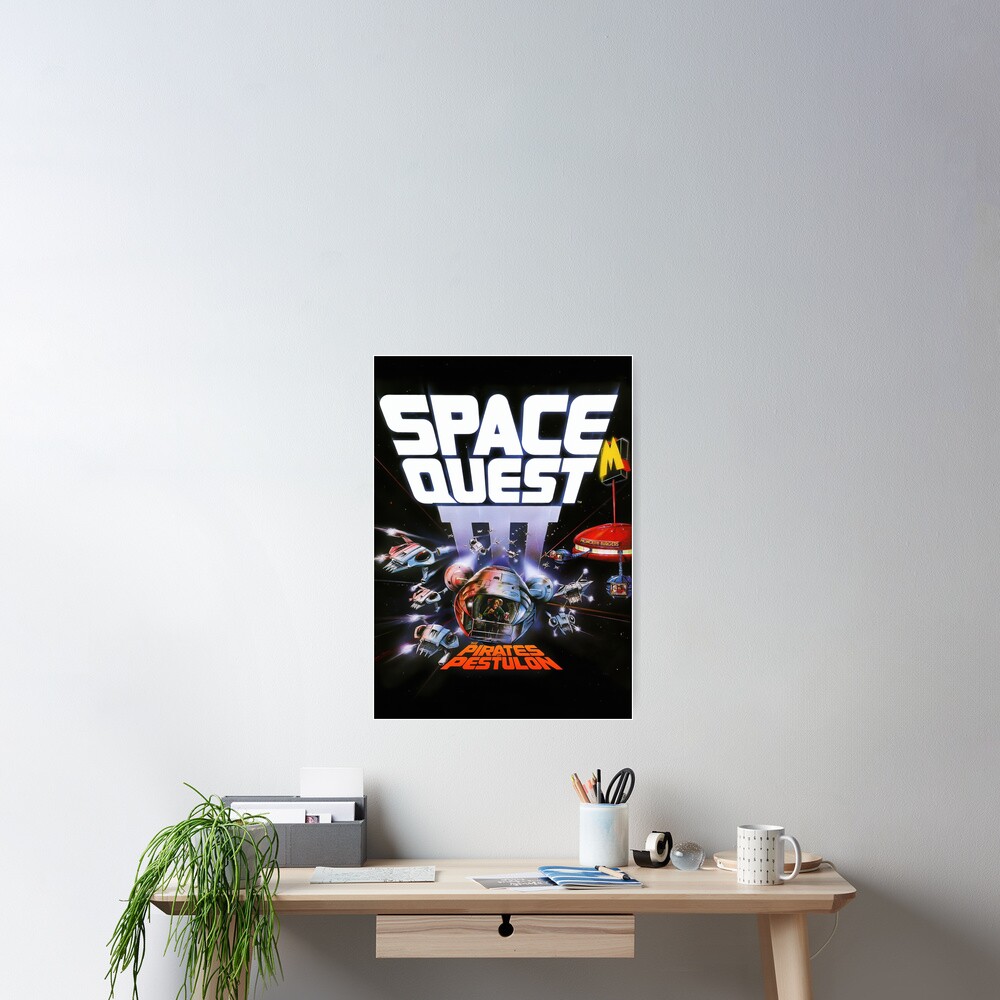 "Classic Game Covers - Space Quest 3" Poster for Sale by rykker | Redbubble