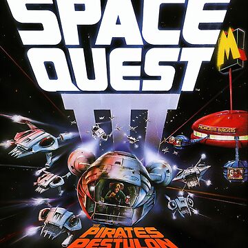 "Classic Game Covers - Space Quest 3" Poster for Sale by rykker | Redbubble