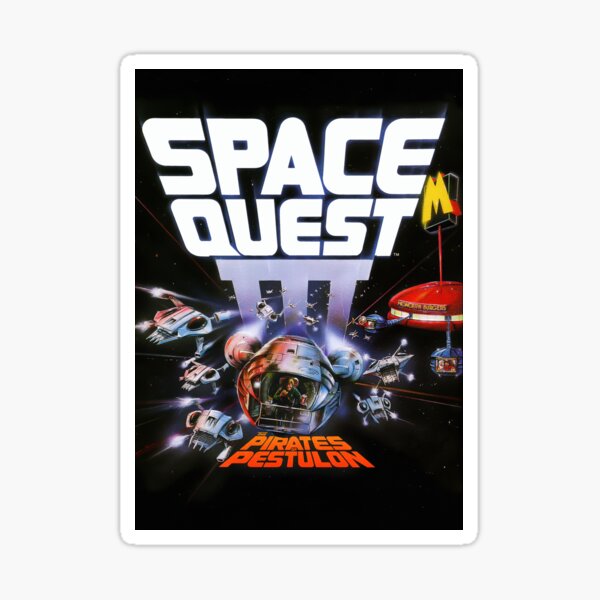 Pegatina «Portadas de juegos clásicos - Space Quest 3» de rykker ...