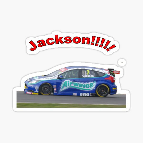 "Matt Jackson Ford BTCC " Sticker for Sale by 365CarMods | Redbubble