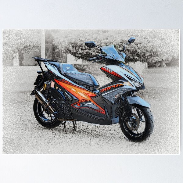 "Yamaha Aerox 155, Thailand" Poster for Sale by Husky | Redbubble