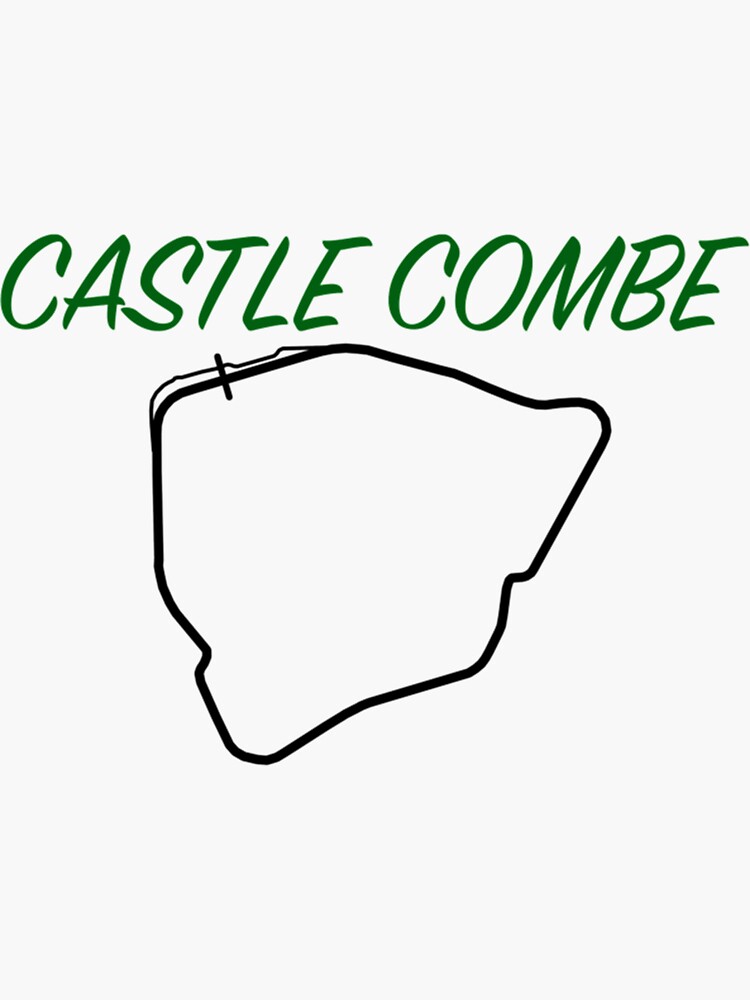"Castle Combe Racing Circuit " Sticker for Sale by 365CarMods | Redbubble