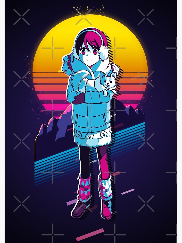 "Ena - Laid Back Camp *80s retro*" Poster for Sale by MyRetroArt ...