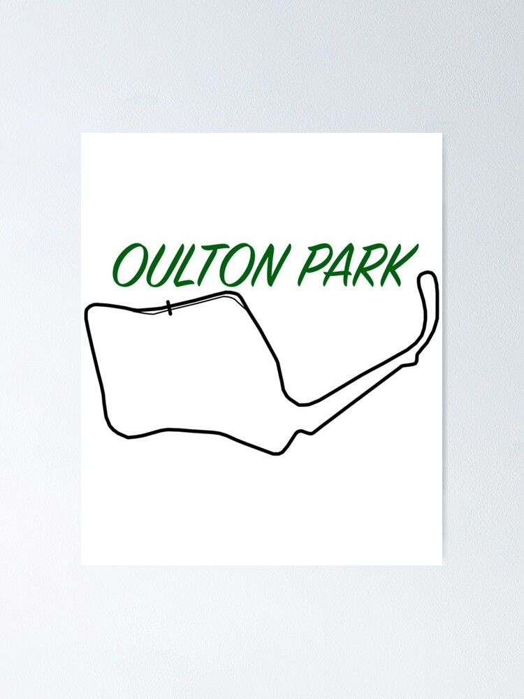 Póster «Circuito de carreras de Oulton Park» de 365CarMods | Redbubble