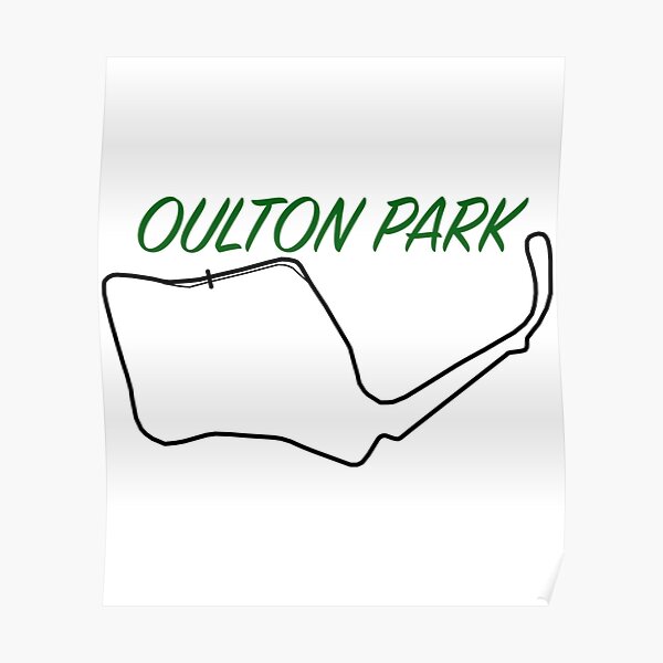 Póster «Circuito de carreras de Oulton Park» de 365CarMods | Redbubble