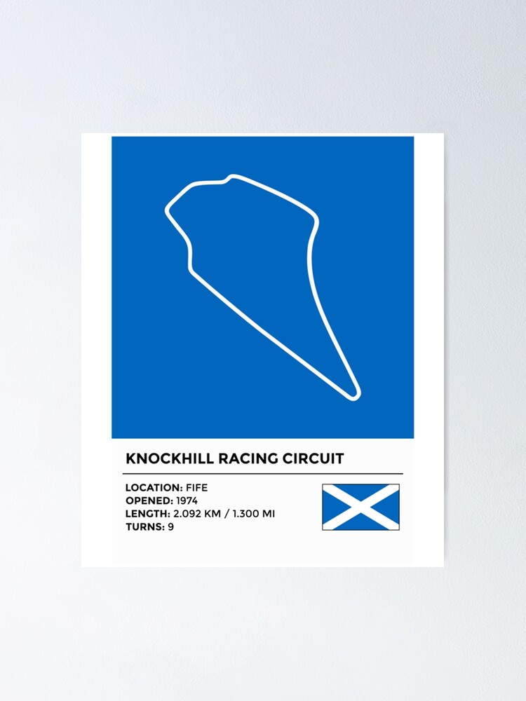 Póster «Circuito de carreras de Knockhill [información]» de 365CarMods ...