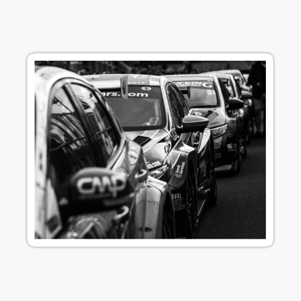 "BTCC British Touring Car Lineup " Sticker for Sale by 365CarMods ...