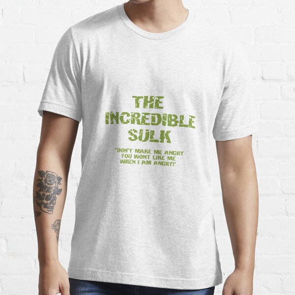 "The Incredible Sulk" T-shirt for Sale by MarinaC41 | Redbubble ...