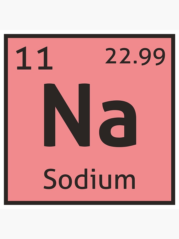 "The Periodic Table - Sodium" Poster for Sale by destinysagent | Redbubble