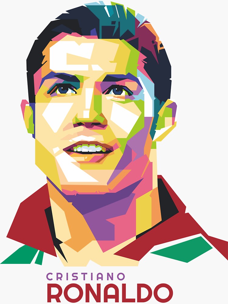 "Cristiano Ronaldo" Sticker for Sale by EQE-Design | Redbubble