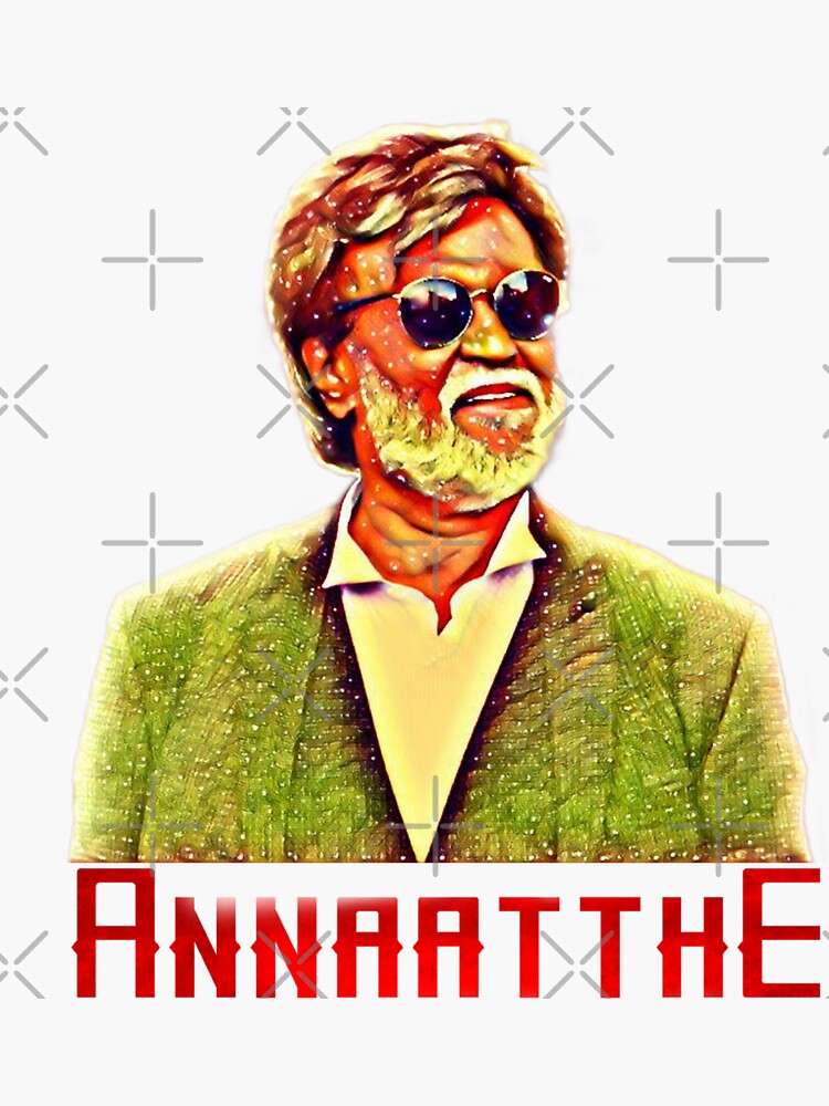 "rajinikanth new movie annaatthe" Sticker for Sale by MImoulidaran ...