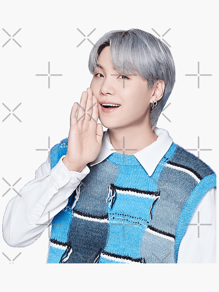 "SUGA" Sticker for Sale by rmint99 | Redbubble