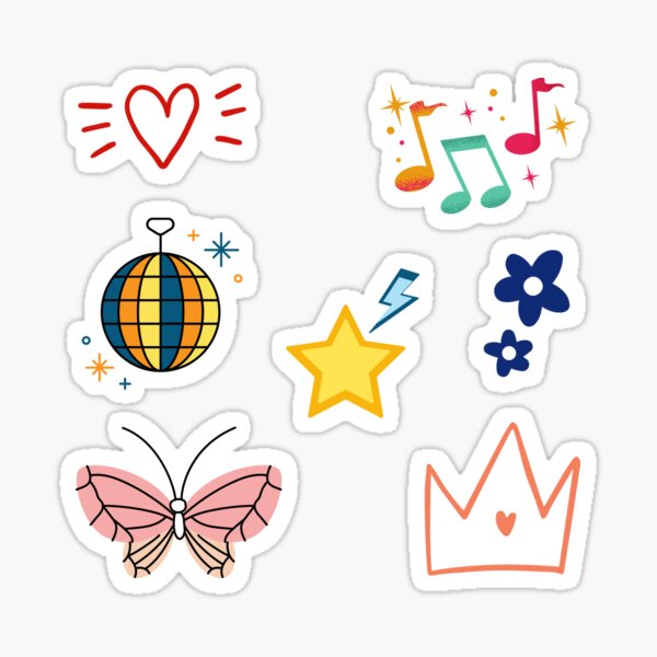 "Doodle Sticker Pack" Sticker for Sale by Hope-Innovatory | Redbubble