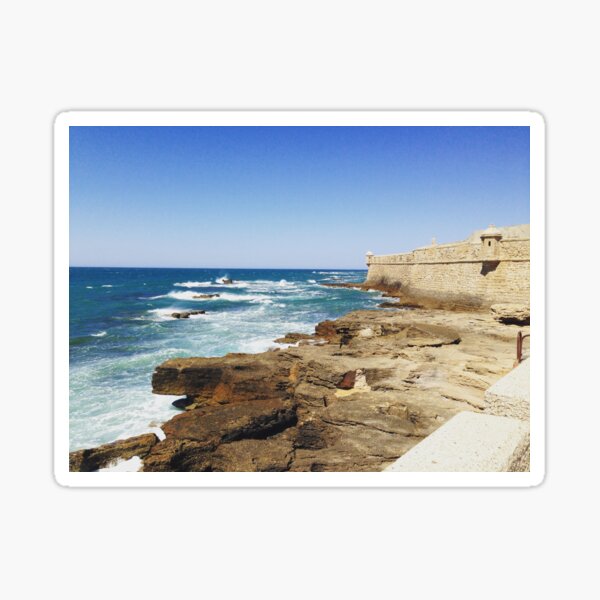 "Cadiz on the Rocks" Sticker for Sale by smashinit | Redbubble