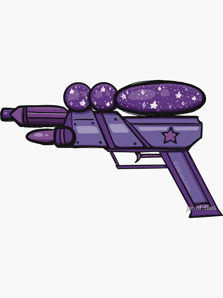 "Star Soaker Water Gun" Sticker for Sale by jar-of-flies | Redbubble