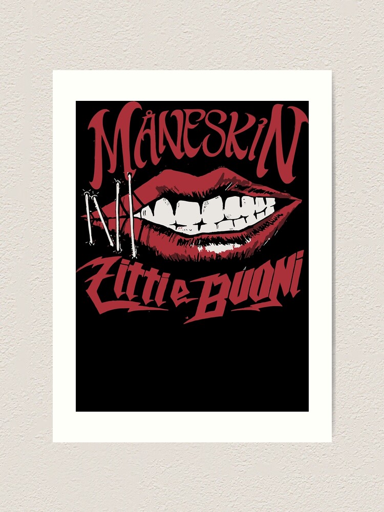 "Official MANESKIN Band" Art Print for Sale by BrittanyHawley | Redbubble