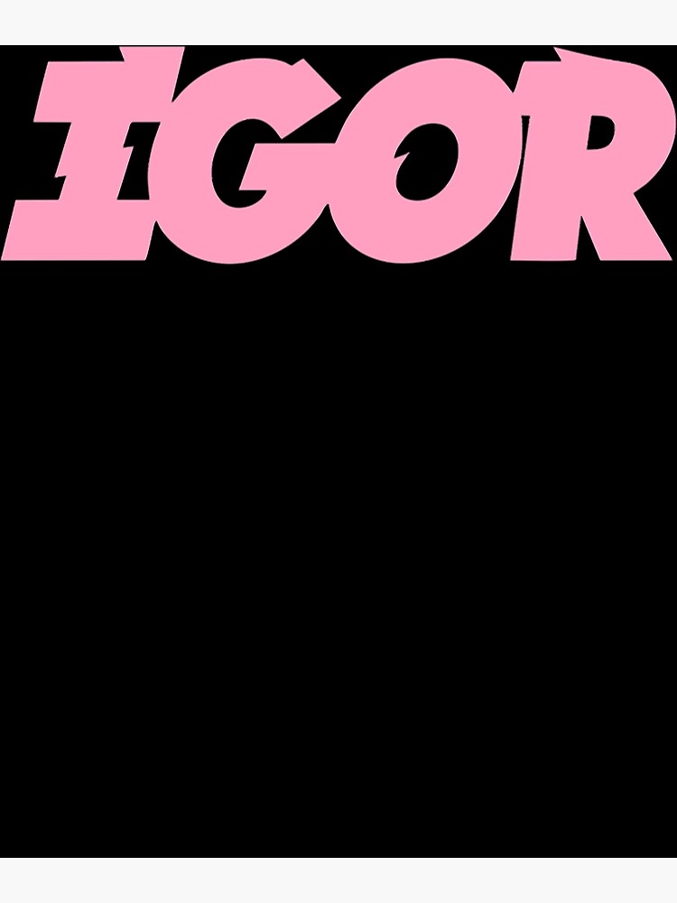 Póster «El más vendido Tyler the Creator Igor Album Pink Logo Essential ...