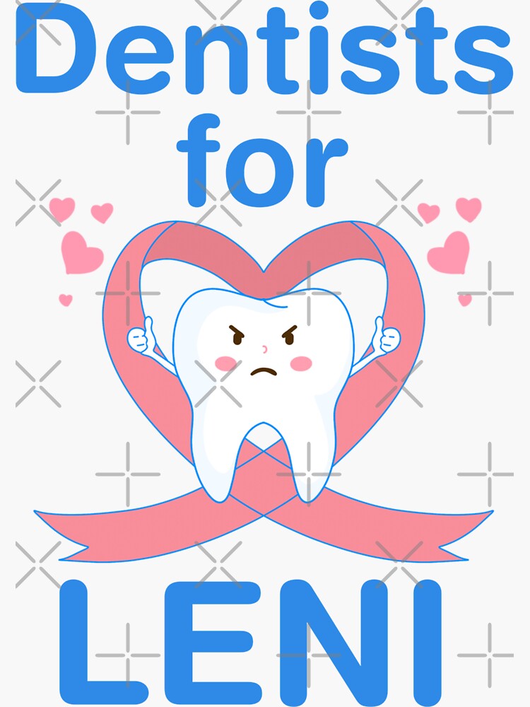 "leni, robredocs, duty, clinician, dentists for leni" Sticker for Sale ...