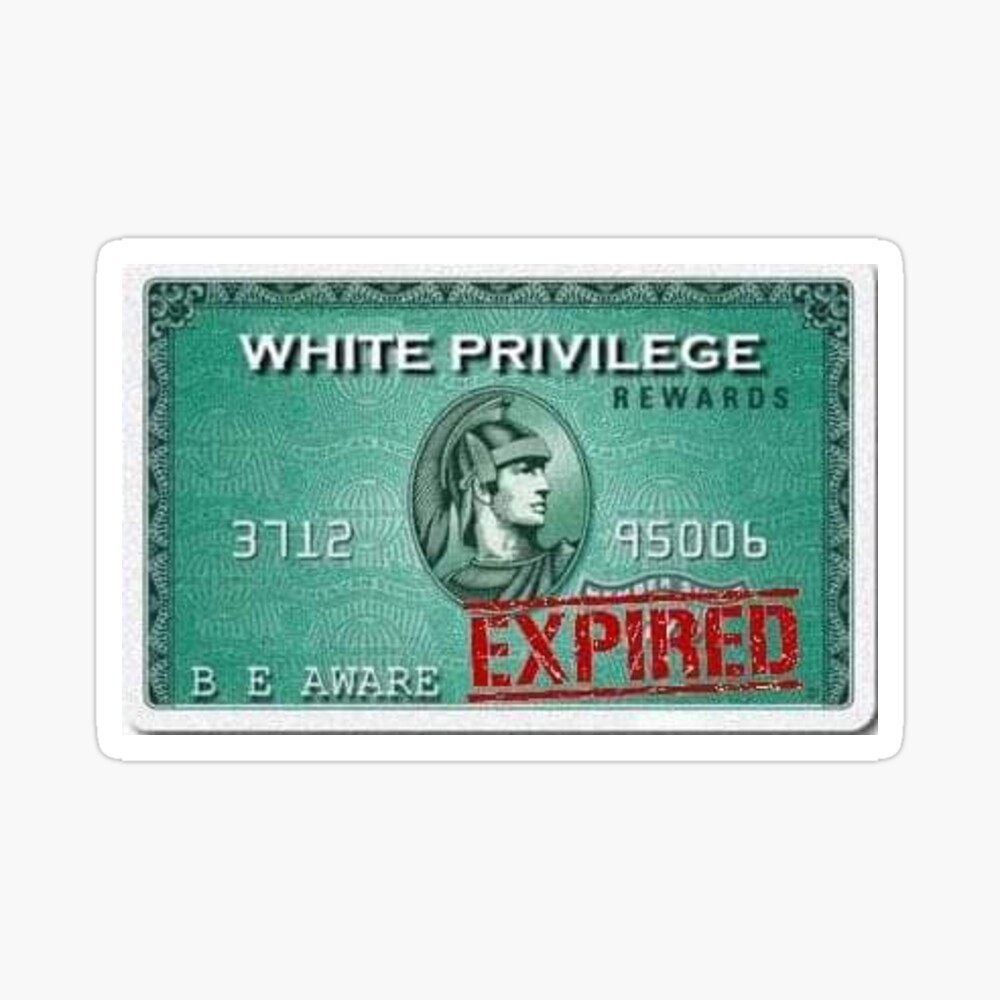 White Privilege Bumper Sticker