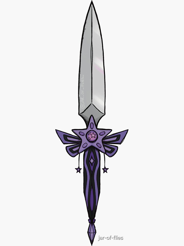 "Star Dagger" Sticker for Sale by jar-of-flies | Redbubble