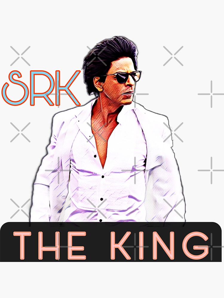 "shah rukh khan king of kollywood cinema" Sticker for Sale by ...