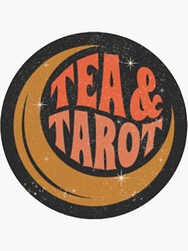 "Tea & Tarot " Sticker for Sale by amineandmore | Redbubble