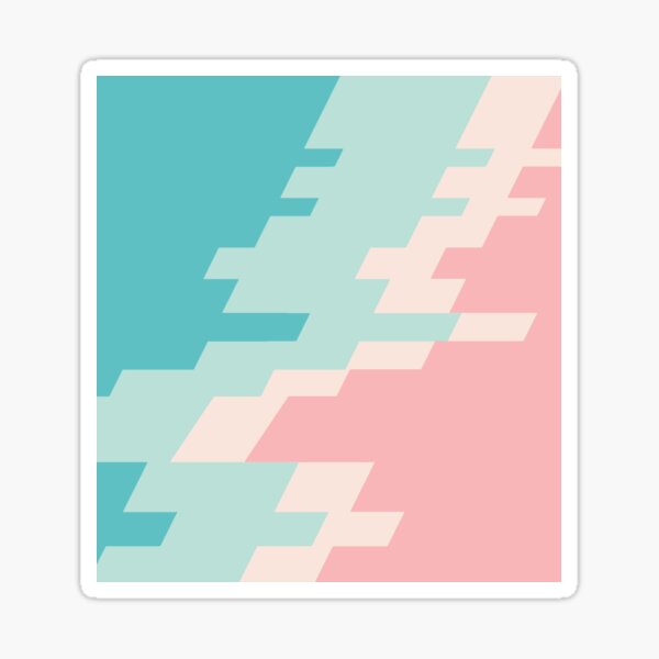 "Colorful Minimal Design" Sticker by Lotofus | Redbubble