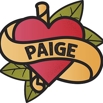 "Paige Name" Greeting Card for Sale by VintagePathway | Redbubble