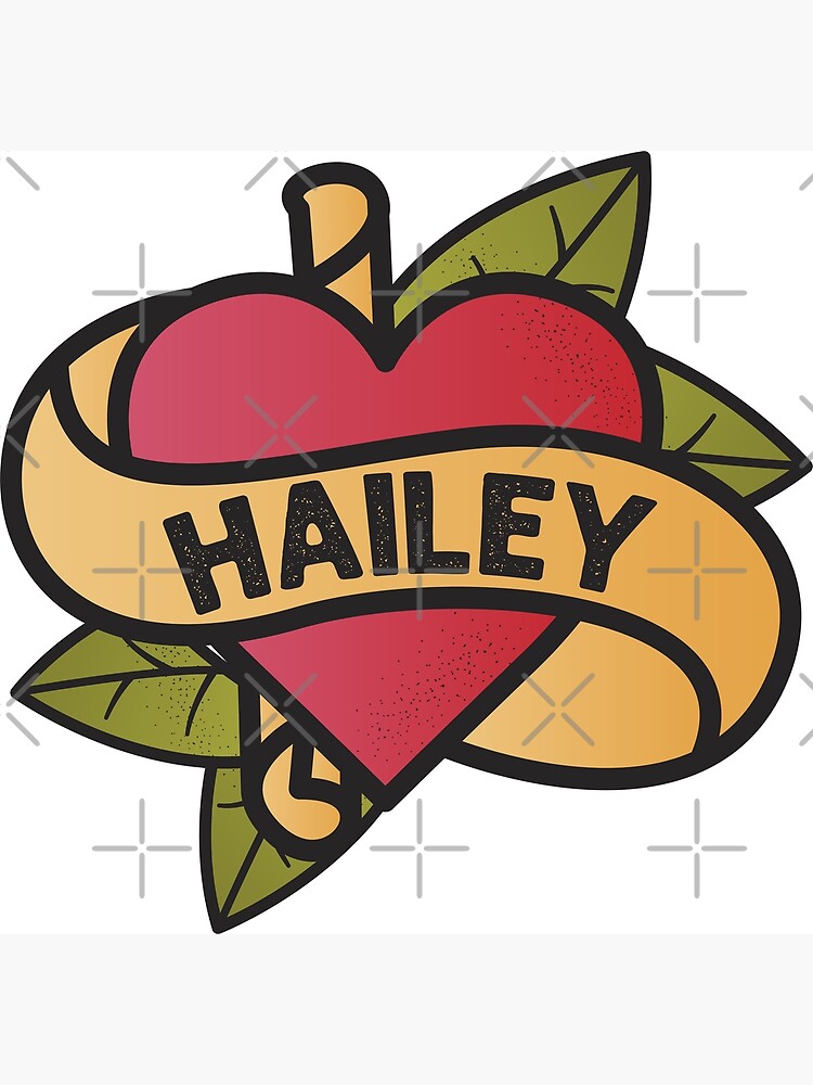 "Hailey Name" Poster by VintagePathway | Redbubble