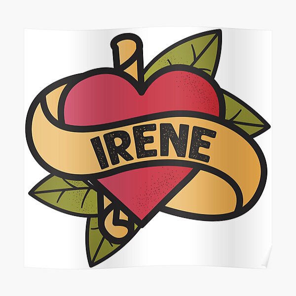 "Irene Name" Poster for Sale by VintagePathway | Redbubble