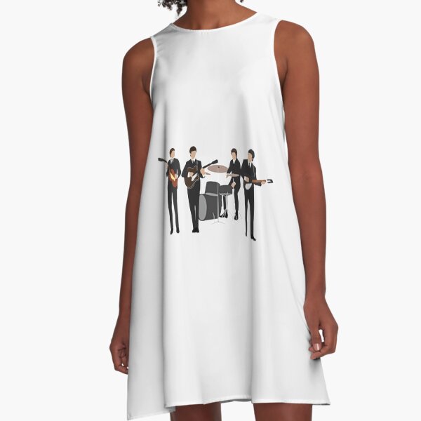 "Beatle Vintage Retro Line Up|Perfect Gift|Beatles" A-Line Dress for ...