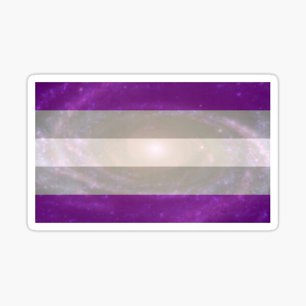 "Galaxy Grey Ace Flag" Sticker for Sale by fieldscarecrows | Redbubble