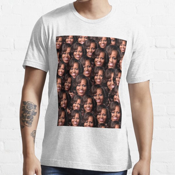 "michelle obama " T-shirt for Sale by febolton | Redbubble | obama t ...