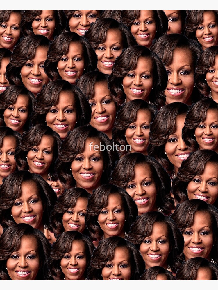 "michelle obama " Poster by febolton | Redbubble