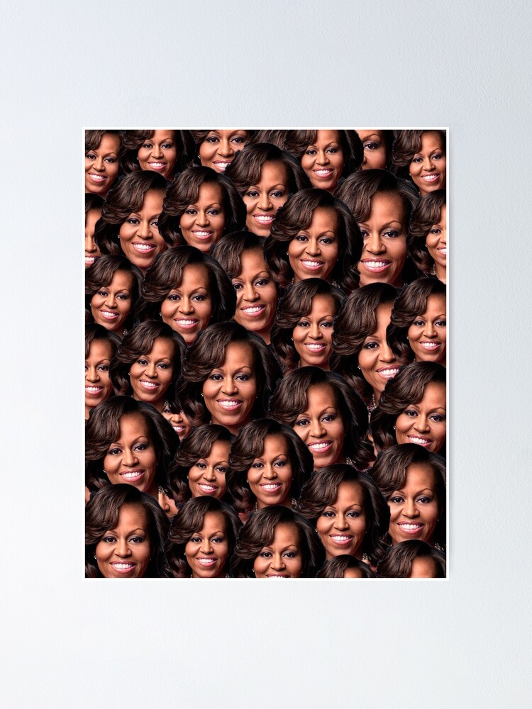 "michelle obama " Poster by febolton | Redbubble