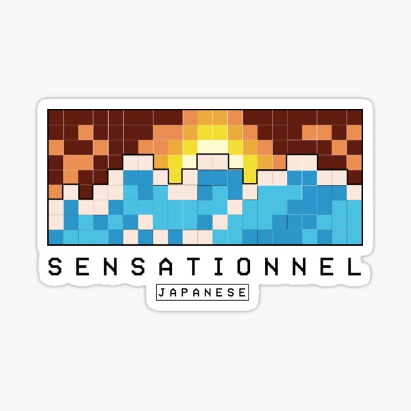 "Landscape: sensational" Sticker for Sale by bdgraphisme | Redbubble