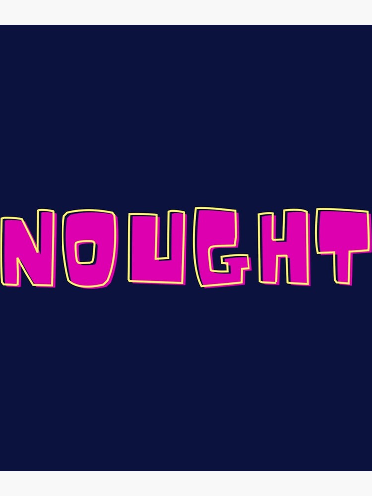 "Nought " Canvas Print by MIKE-BOUTIQUE | Redbubble