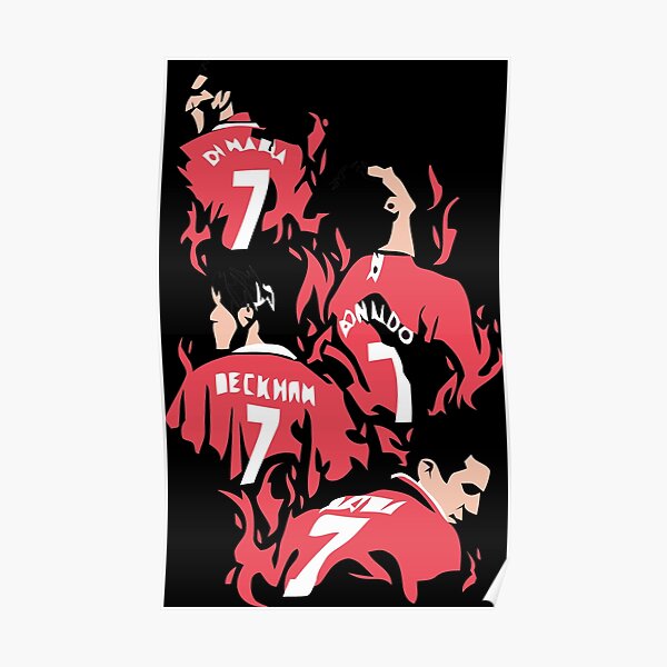 "7 Red Devils Legend" Poster by georgoodwin | Redbubble