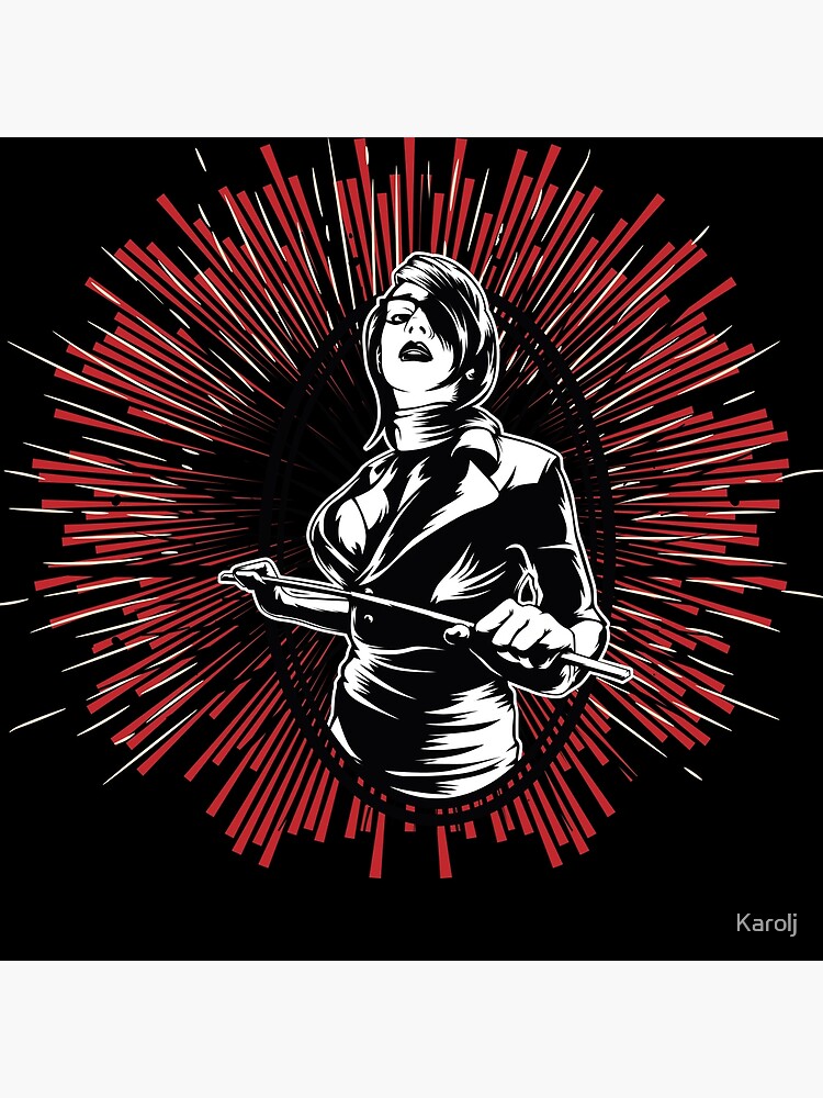 "Domino lady" Poster by Karolj | Redbubble