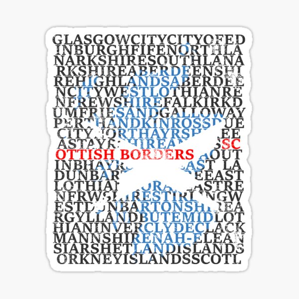 "Scotland Scottish Borders" Sticker for Sale by Naohiro | Redbubble