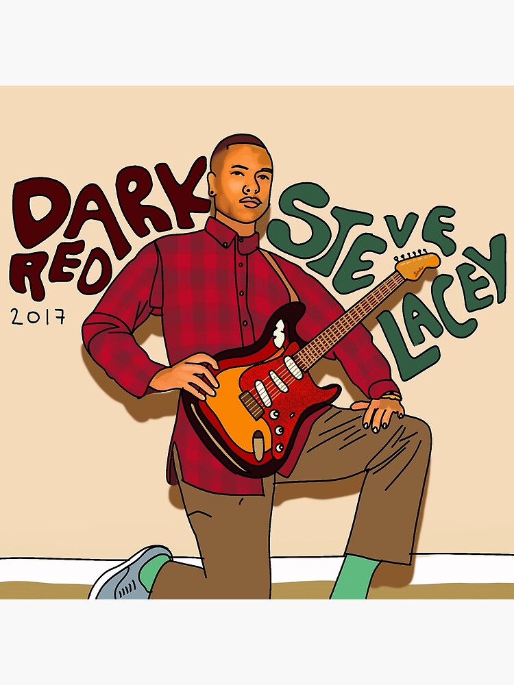 "Steve Lacey dark red album cover" Photographic Print for Sale by Jessdaniels | Redbubble