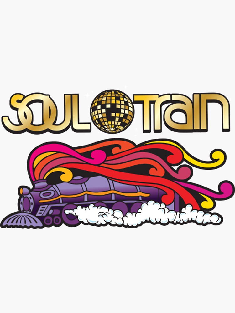 "Soul Train" Sticker for Sale by mericanMerc | Redbubble