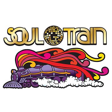 "Soul Train" Sticker for Sale by mericanMerc | Redbubble