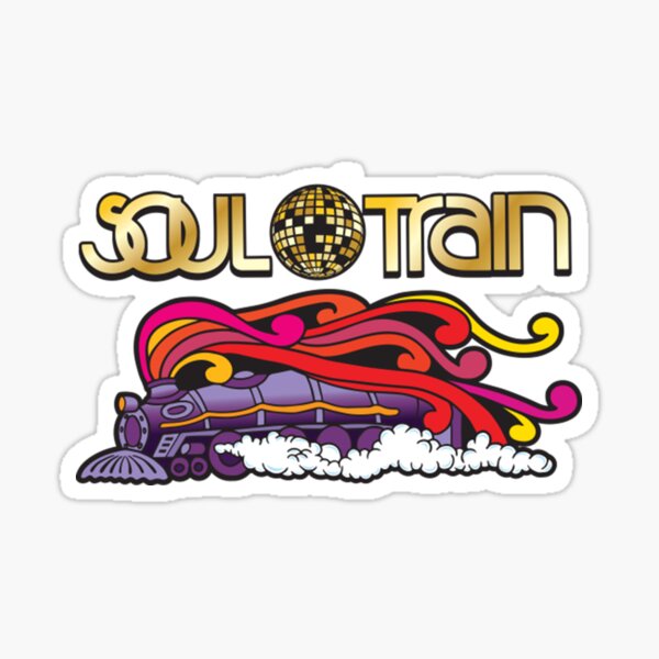 "Soul Train" Sticker for Sale by mericanMerc | Redbubble