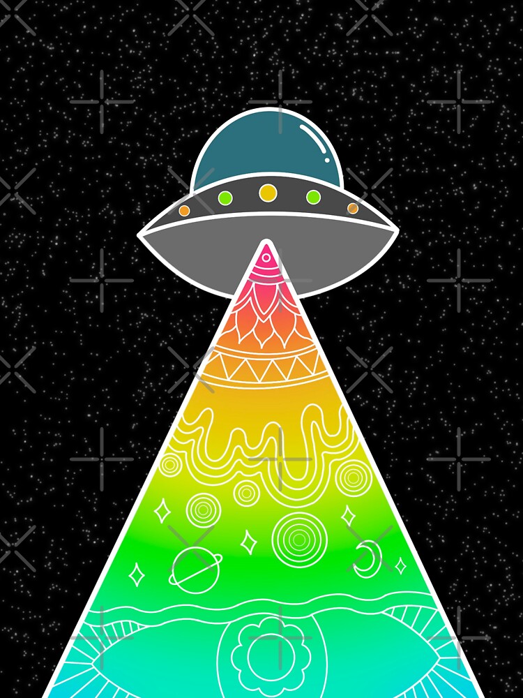 "trippy space" Sticker by jmp-art | Redbubble
